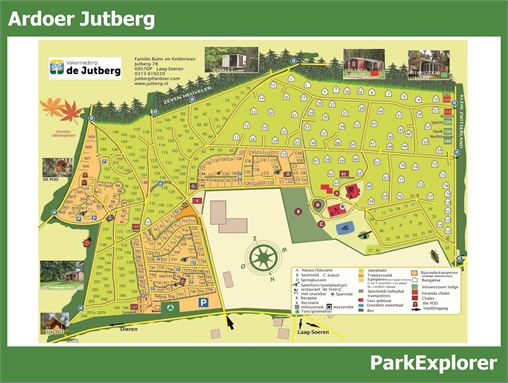 Plattegrond van Ardoer Jutberg | CampingExplorer
