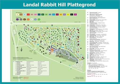 Plattegrond van Landal Rabbit Hill | CampingExplorer